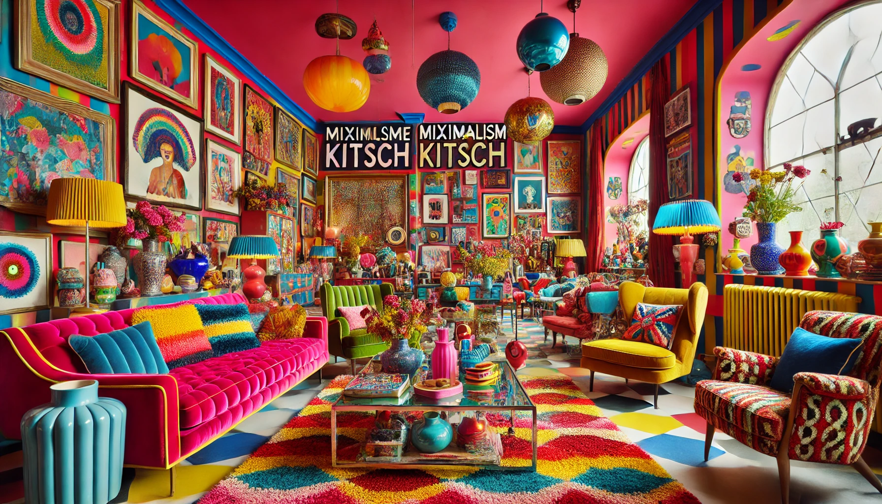 Les tendances déco 2025 : le style Miximalisme Kitsch : le guide ...